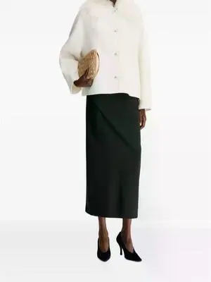 Loulou De Saison Faux Fur Collar Jacket
