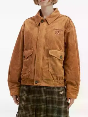 FINGERCROXX Embroidered-logo Bomber Jacket