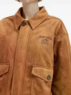 FINGERCROXX Embroidered-logo Bomber Jacket
