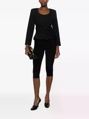 Jacquemus Belted Peplum Jacket - Black