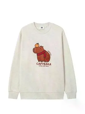 CHOCOOLATE Capybara-patch Sweatshirt - Neutrals