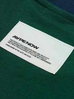 AAPE BY *A BATHING APE Raglan-sleeve Logo-patch T-shirt