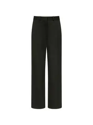 Loulou De Saison Kian Straight-leg Trousers - Black