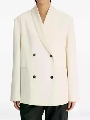 Loulou De Saison Sira Double-breasted Shawl-collar Jacket