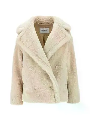 Max Mara Teddy Faux Fur Double-breasted Jacket