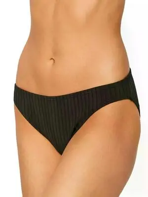 Michael Kors Ribbed Bikini Bottoms - Black