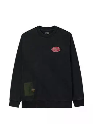 Izzue Logo Patch Graphic Print Sweatshirt