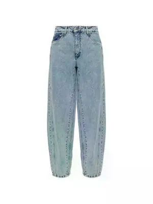 GESTUZ Gzmawi Acid-wash Tapered Jeans - Blue