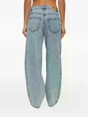 GESTUZ Gzmawi Acid-wash Tapered Jeans