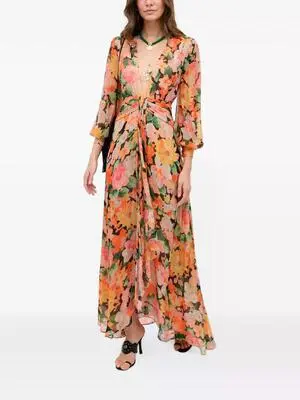 Rixo Floral-print Silk-chiffon Maxi Dress
