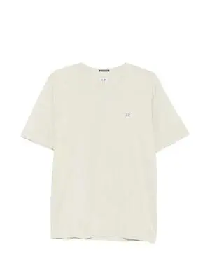 C.P. COMPANY Logo-patch T-shirt - Neutrals