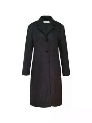 JIL SANDER Single-breasted Coat - Grey