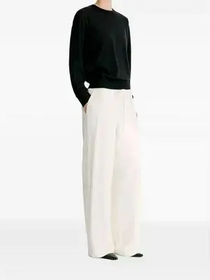 Loulou De Saison Ellon Straight-leg Drawstring Trousers