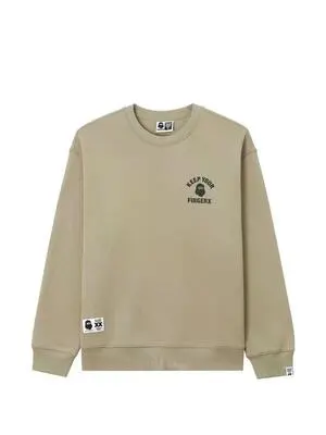 FINGERCROXX Logo-print Sweatshirt - Neutrals
