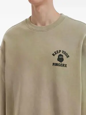 FINGERCROXX Logo-print Sweatshirt