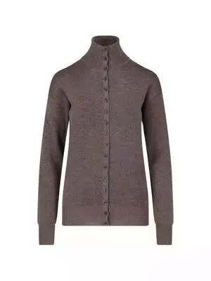 LEMAIRE Button-up High-neck Cardigan