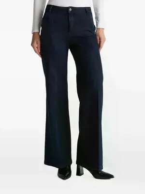 BENETTON Wide-leg Trousers With Pressed Crease