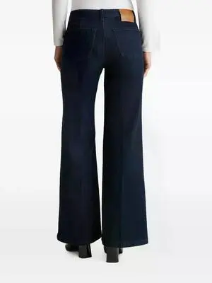 BENETTON Wide-leg Trousers With Pressed Crease