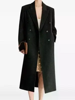 Loulou De Saison Double-breasted Peak-lapel Coat
