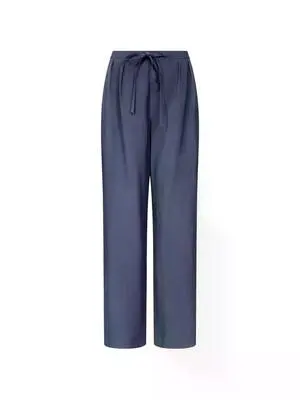 Loulou De Saison Ellon Pleated Drawstring Trousers - Blue