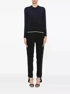 Kenzo Ribbed-knit Sweater With Contrast Tipping