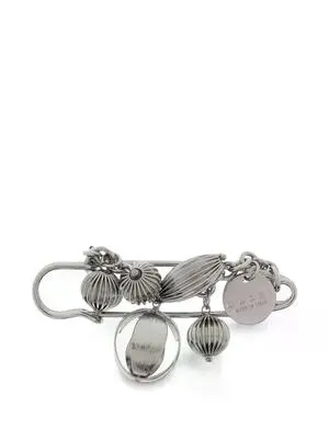 Marni Pendant-embellished Pin - Silver