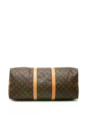 LOUIS VUITTON Keepall Bandouliere 50 Monogram Travel Bag
