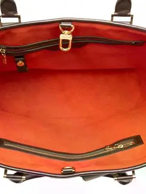 LOUIS VUITTON 2002 Damier Ebene Manosque Gm Tote Bag