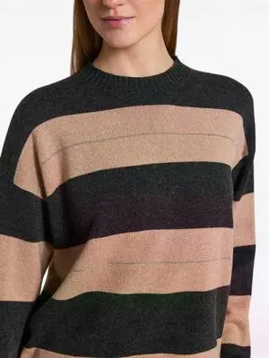 Peserico Striped Lurex Detail Sweater