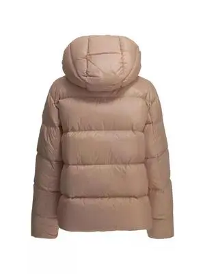 Moncler Quilted Hooded Puffer Jacket - Pink