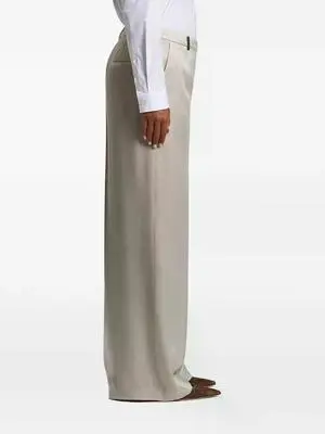 Peserico Satin-finish Wide-leg Trousers