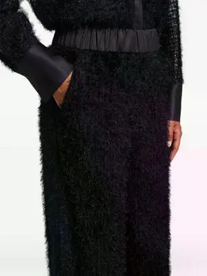 Peserico Feather-effect Wide-leg Trousers