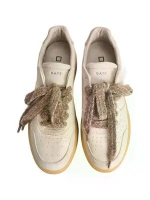 D.a.t.e. Chunky Lace Leather Sneakers With Perforated Detailing
