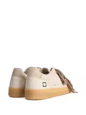 D.a.t.e. Chunky Lace Leather Sneakers With Perforated Detailing