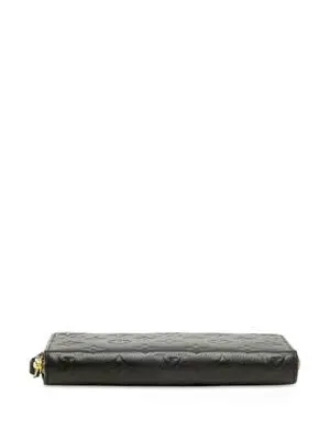 LOUIS VUITTON 2017 Monogram Empreinte Zippy Wallet Long Wallets - Black
