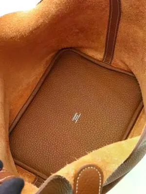 Hermès Clemence Picotin Lock 22 Handbag - Brown