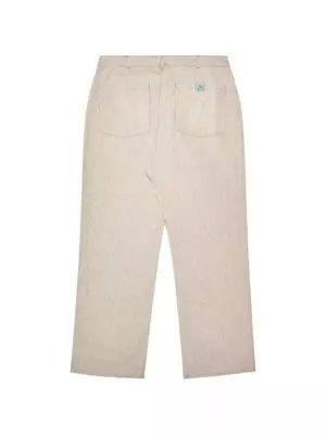 MALBON The Hickory Stripe-pattern Loose Fit Trousers