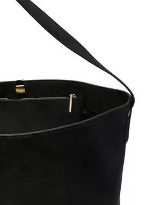 THEMOIRE Zoe Suede-effect Shoulder Bag