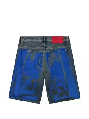 SP5DER Logo-print Denim Shorts