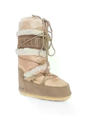 Moon Boot Icon Pearly Plus Lace-up Boots - Neutrals