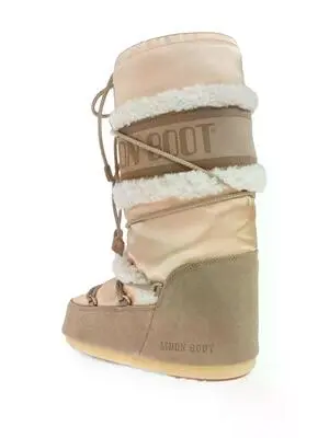 Moon Boot Icon Pearly Plus Lace-up Boots - Neutrals