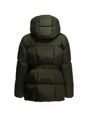 Moncler Agneux Quilted Hooded Coat