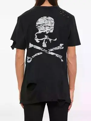 MASTERMIND WORLD Distressed Slogan-print T-shirt