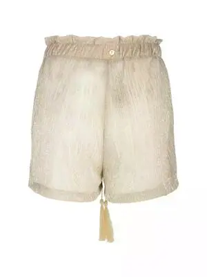 PALMACEA Nair Tassel-detail Shorts