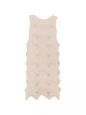 Issey Miyake Textured Pleated Dress
