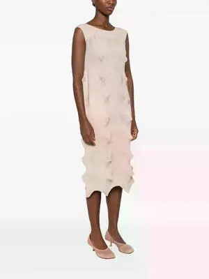 Issey Miyake Textured Pleated Dress