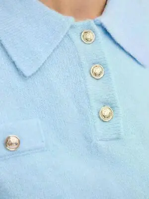 MORGAN Knitted Polo Shirt