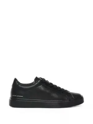 CRIME LONDON Superlight Logo-print Leather Sneakers