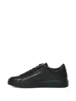 CRIME LONDON Superlight Logo-print Leather Sneakers