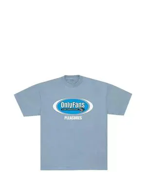 PLEASURES Onlyfans Communications T-shirt - Blue